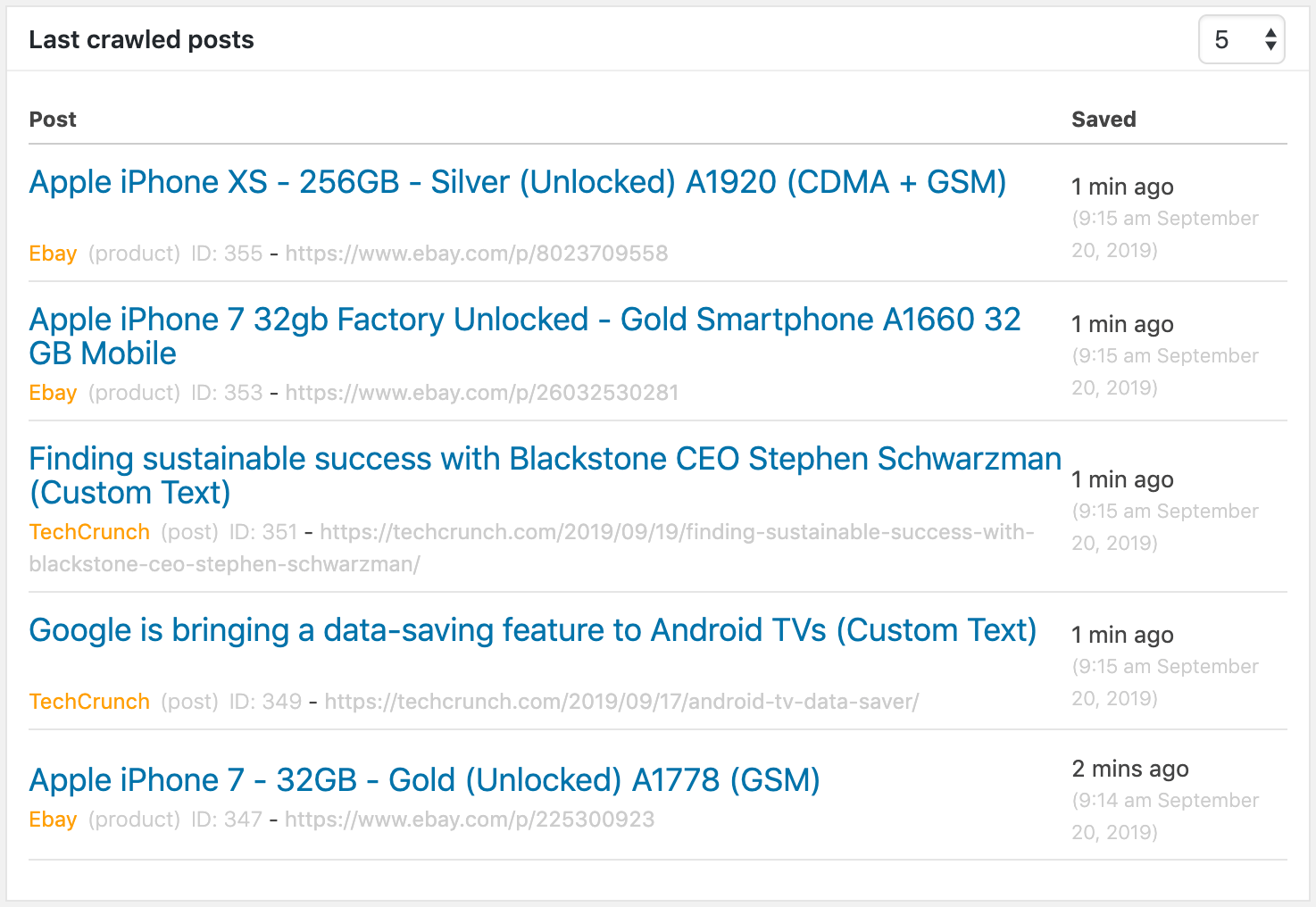 WP Content Crawler - Get content from almost any site, automatically!