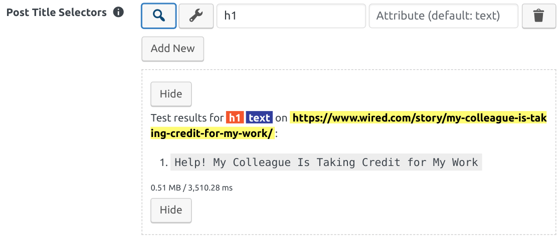 WP Content Crawler - Get content from almost any site, automatically!